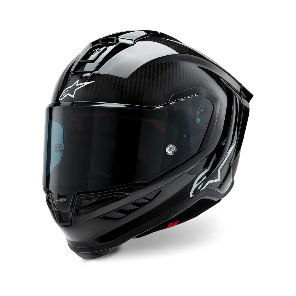 Каска Supertech R10 Black/Carbon - Alpinestars - BobiMX.com